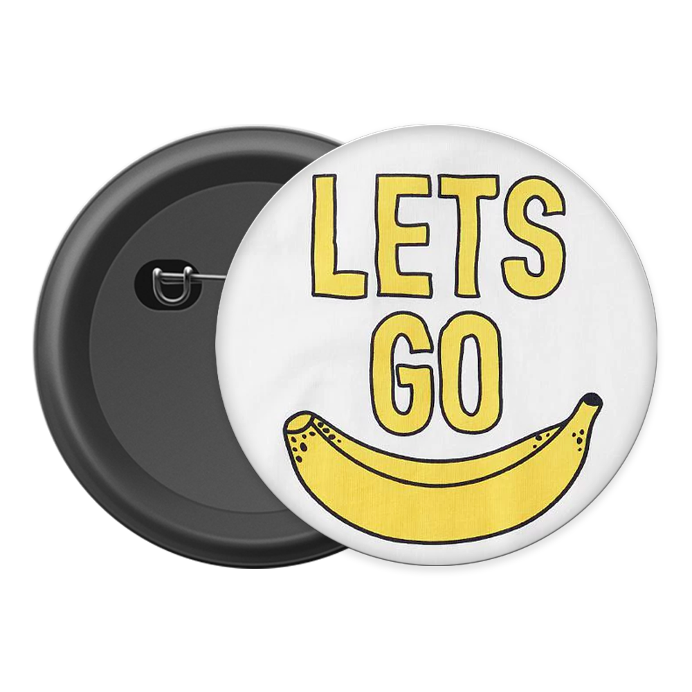 Let's Go Banana Button Badge – Creator Store