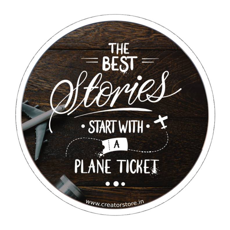 Plane ticket Sticker – Creator Store