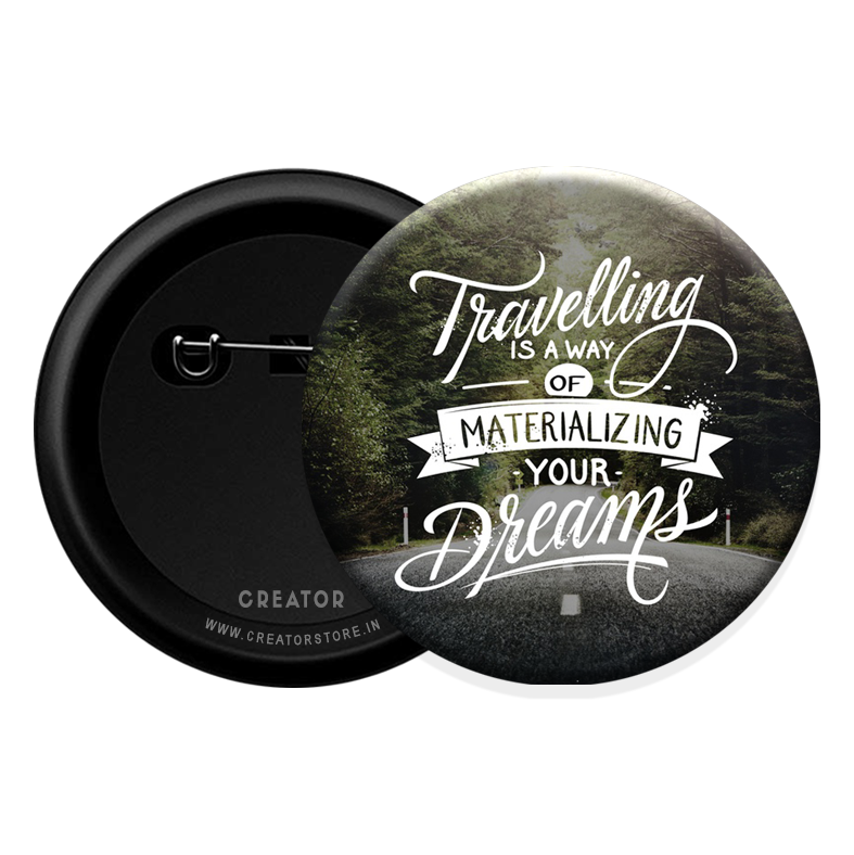 Travelling Button Badge – Creator Store